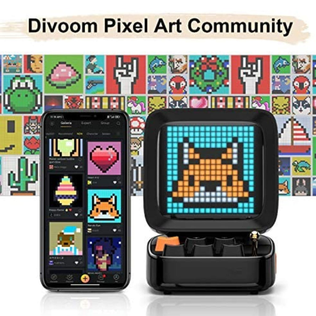 Divoom Ditoo - Schwarz – Technikregal